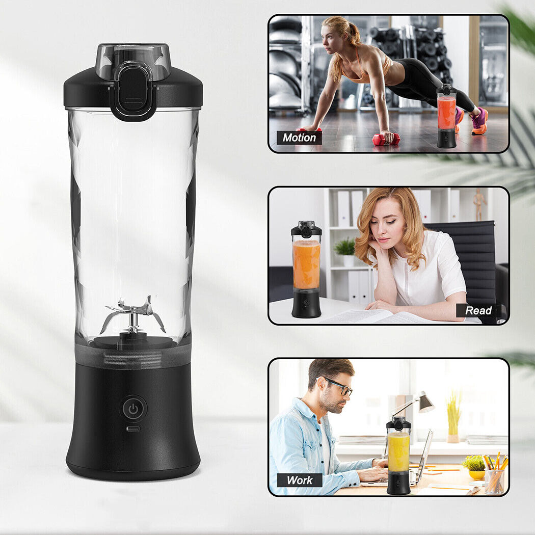 Rechargeable USB Portable Fruit Blender Personal Smoothie Maker Mixer
